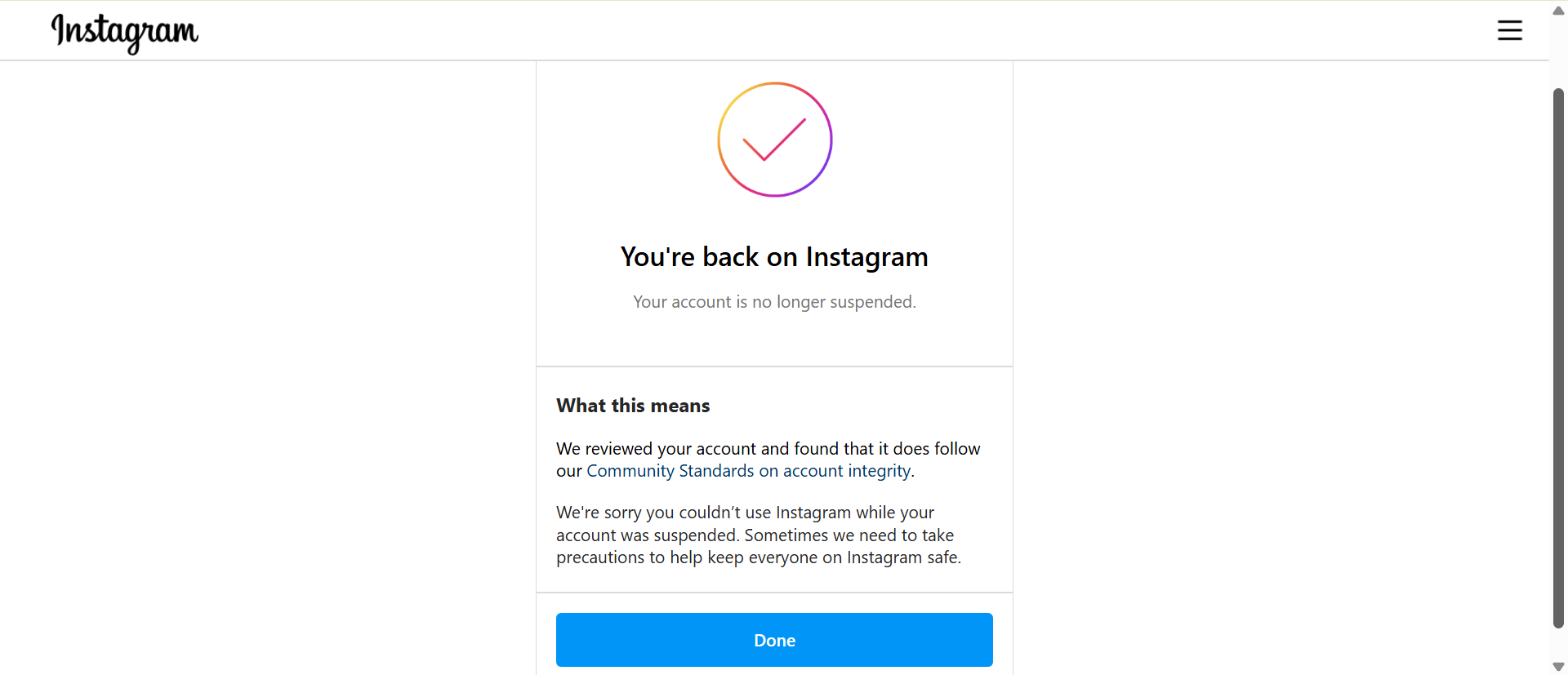 Instagram Says "We Suspended Your Account": How to Recover